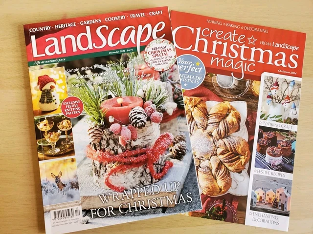 LANDSCAPE MAGAZINE DECEMBER 2024 With Extra Christmas Mag £4.50 ...