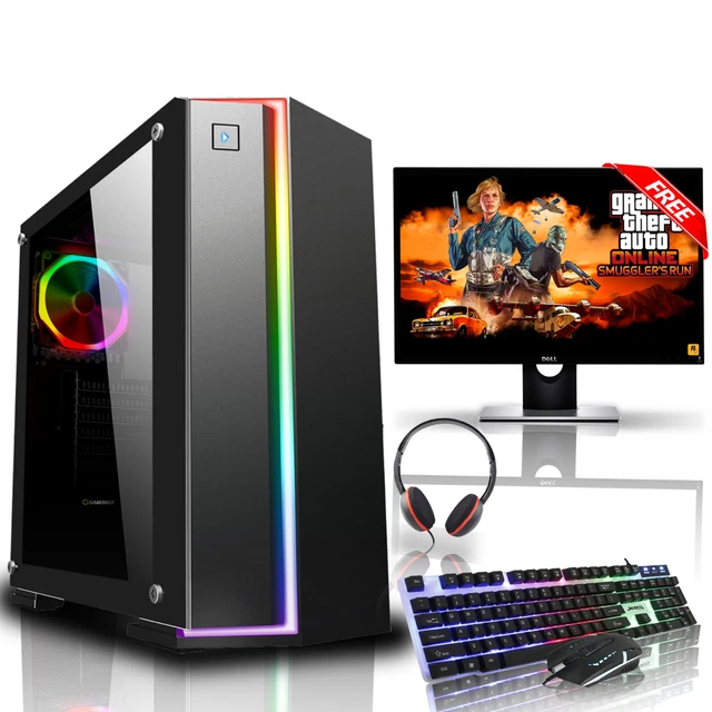PACCHETTO PC DA gioco economico Intel Core i7, 16 GB RAM, 1 TB HDD, 2 ...