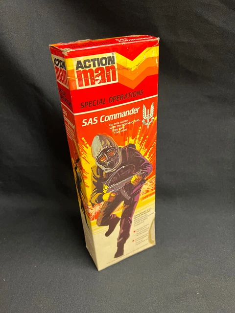 VINTAGE ACTION MAN -Special Operations Sas Commander - Empty Damaged ...