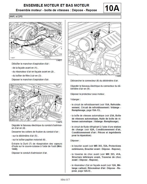 MANUEL ATELIER ENTRETIEN Réparation Technique Maintenance Renault Clio 3 - Fr EUR 25,00 ...