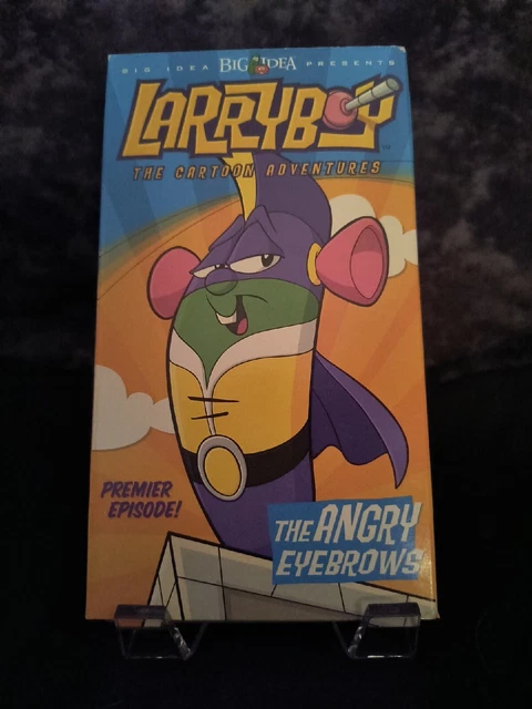 VEGGIETALES LARRYBOY CARTOON Adventures Angry Eyebrows VHS Video Tape ...