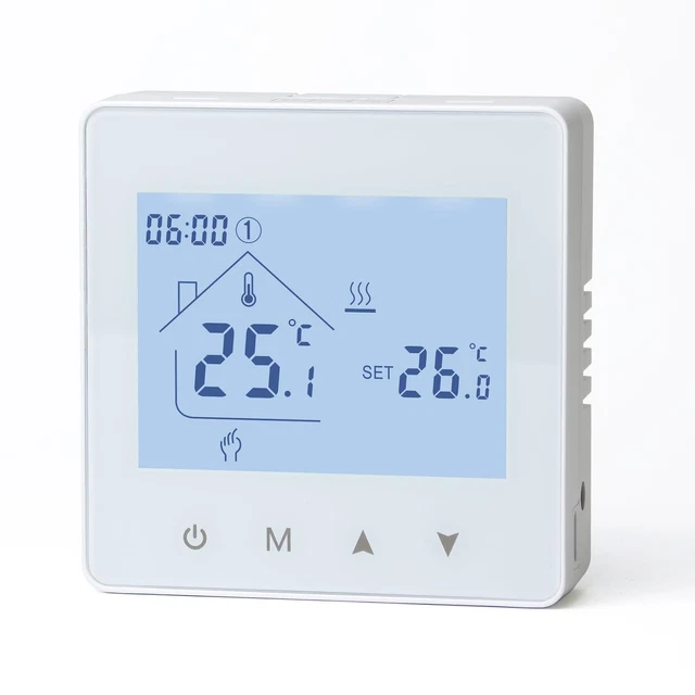 BEOK THERMOSTAT DE pièce Programmable pour Chaudière Gaz Chauffage ...