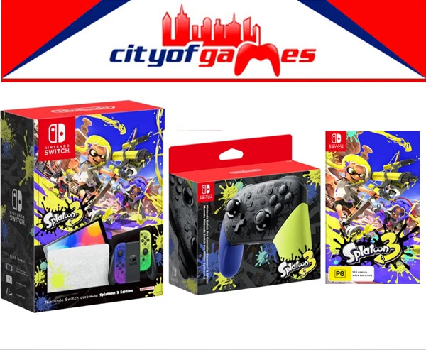 NINTENDO SWITCH OLED Model Splatoon 3 Edition Console, Game ...