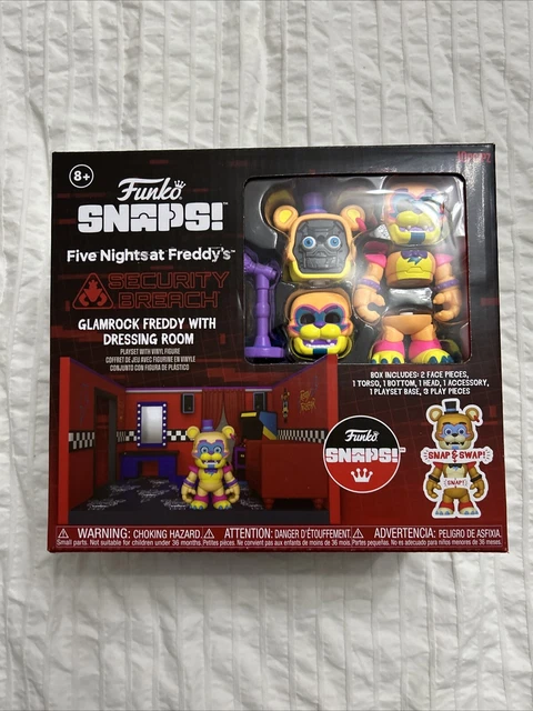 FNAF SNAPS FIVE Nights At Freddys Security Breach Glamrock Freddy ...
