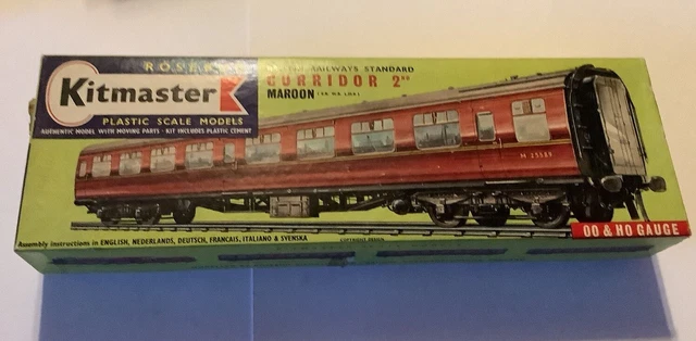 KITMASTER MK 1 Coach Kit OO Gauge Maroon £10.00 - PicClick UK