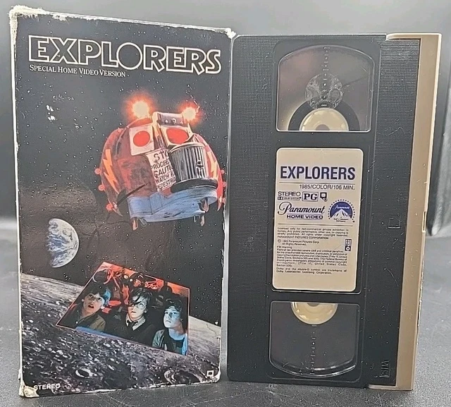 EXPLORERS VHS 1985 Ethan Hawke River Phoenix Paramount Hi-Fi Stereo ...
