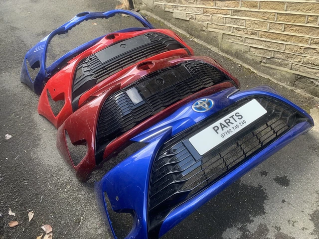 TOYOTA YARIS FRONT Bumper 2017 2018 2019 2020 Genuine £170.00 - PicClick UK