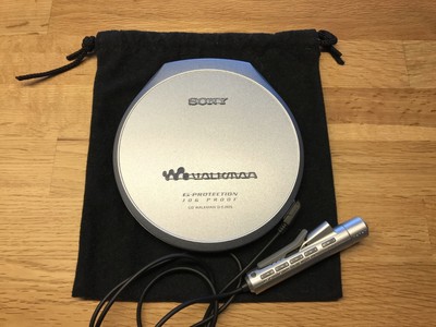 SONY CD WALKMAN D-EJ925 CD Player Discman, Silver, Like New, Original ...
