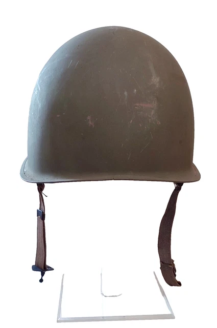 ORIGINAL US NAVY M1 Helmet (Shell) Rear Seam Vietnam War Era USN H.M 1/ ...