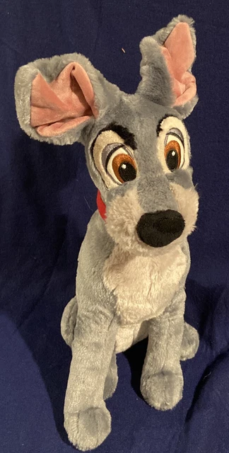 DISNEY STORE LADY and The Tramp SCAMP 16" Large Plush Stuffed DOG ...