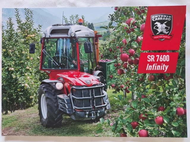 TRACTEUR ANTONIO CARRARO SR 7600 Infinity Prospectus Brochure EUR 6,00 - PicClick FR