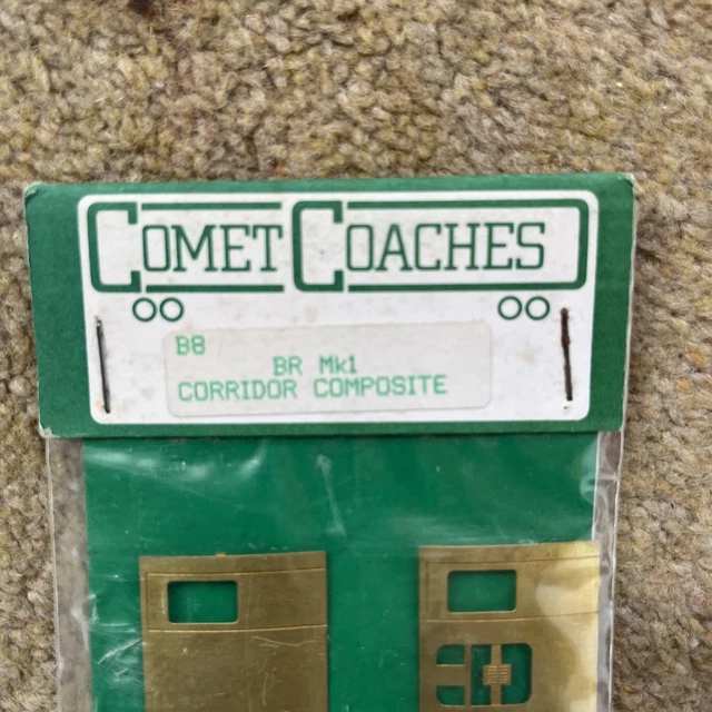 COMET MODELS B8 BR Mk1 CKcorridor composite brass coach sides 4mm New ...