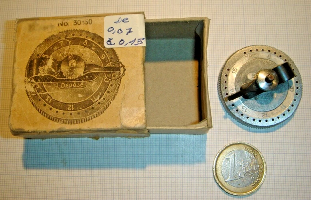 ANCIEN OUTIL SEITZ N°30350 Pour Redresser Les Pivots Du Ø 0, 07 Mm Au Ø ...