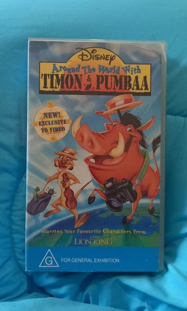 DISNEY AROUND THE World With Timon And Pumbaa Vhs $16.90 - PicClick AU