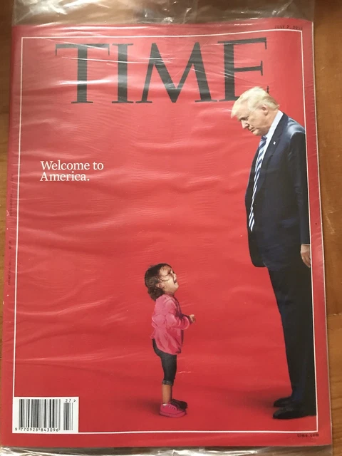 TIME MAGAZINE 2018 Donald Trump Welcome To America Mexico Border Wall ...