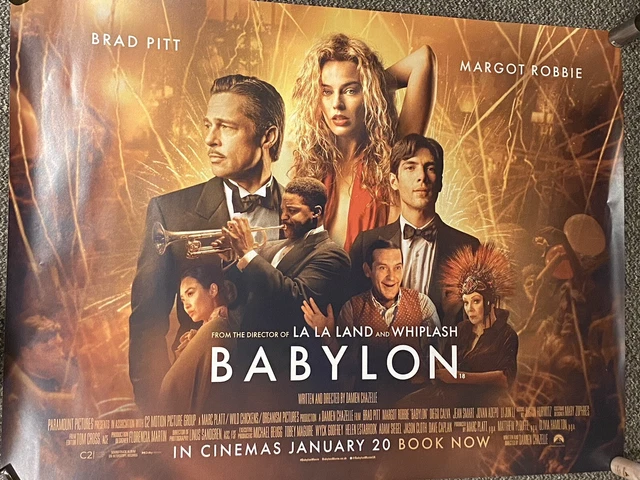 BABYLON 2023 (QUAD) Brad Pitt Margot Robbie Damien Chazelle EUR 17,01 - PicClick IT