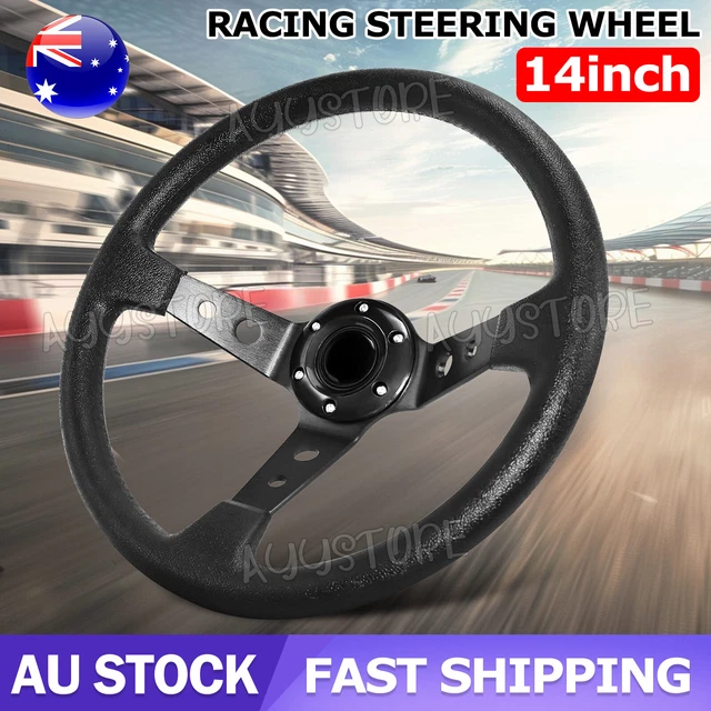 14 INCH 350MM Racing Steering Wheel Deep Corn Dish Sport Drifting ...