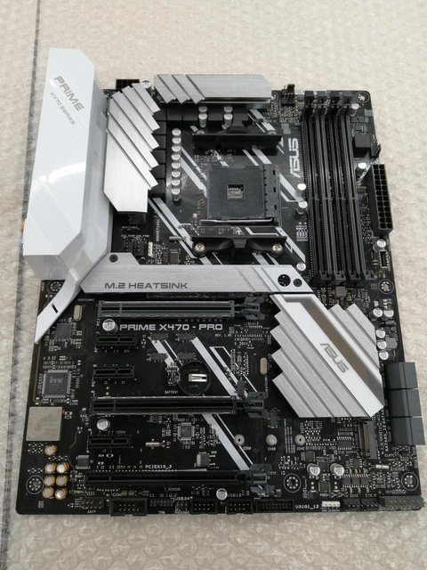 ASUS PRIME X470-PRO ATX Motherboard Socket AM4 DDR4 AMD Chipset Used £ ...