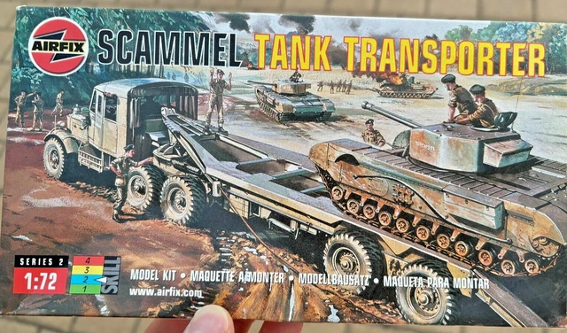VINTAGE 02301 AIRFIX Scammel Tank Transporter 1/72 Scale Brand New $38. ...