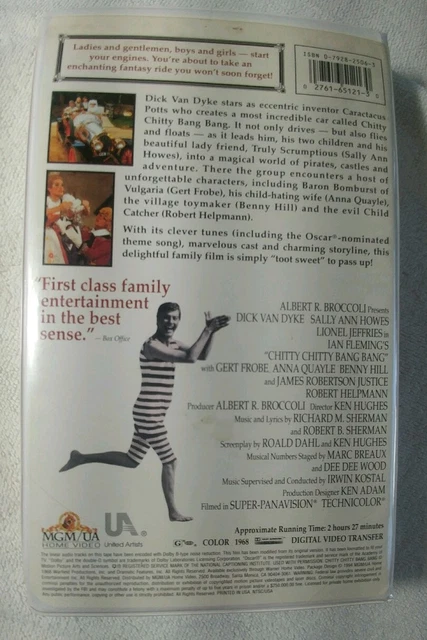 CHITTY CHITTY BANG Bang (1968) 1994 Release VHS w/Clamshell case #T83 £ ...