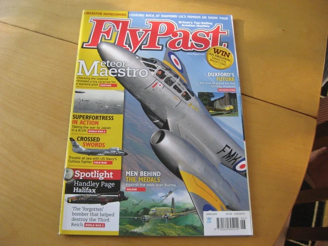 FLYPAST AVIATION MAGAZINE june 2012 handley page halifax superfortress ...