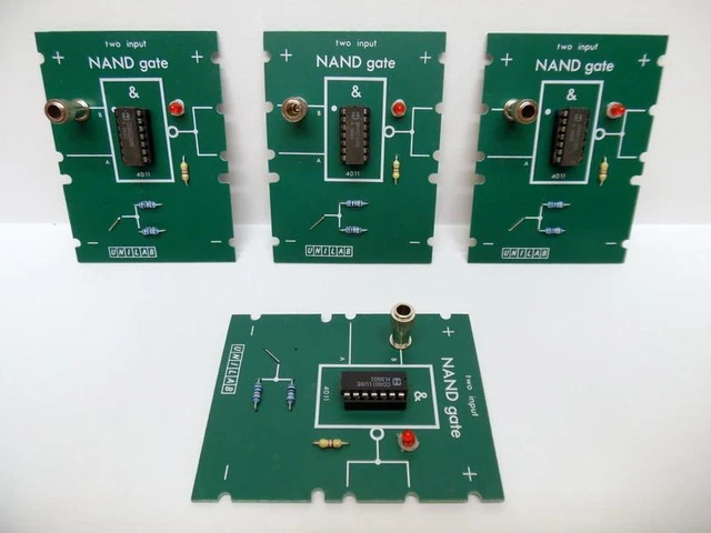 1 UNILAB ALPHA Two Input NAND Gate Board 101 £5.75 - PicClick UK