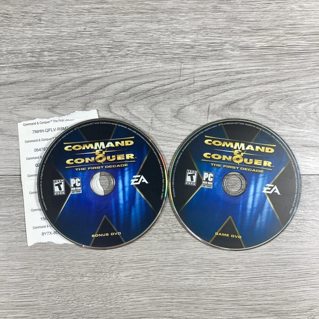 COMMAND & CONQUER: The First Decade (PC: Windows, 2006) Discs Only With ...