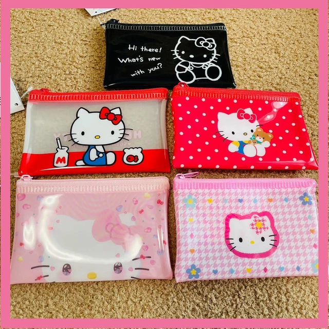 HELLO KITTY 50TH Anniversary Pouch All 5 Types Complete Set Flat £25.90 ...