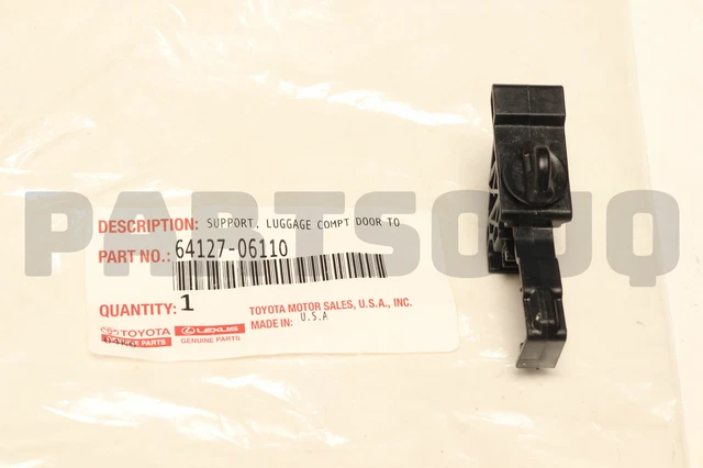 6412706110 GENUINE TOYOTA SUPPORT, LUGGAGE COMPARTMENT DOOR TORSION BAR ...