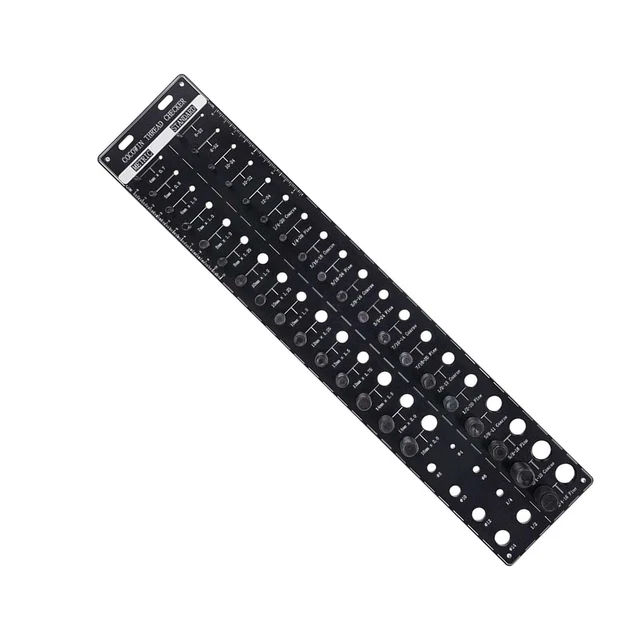 SCREW SIZE AND Thread Gauge Bolt Identifier Board Thread £36.07 ...