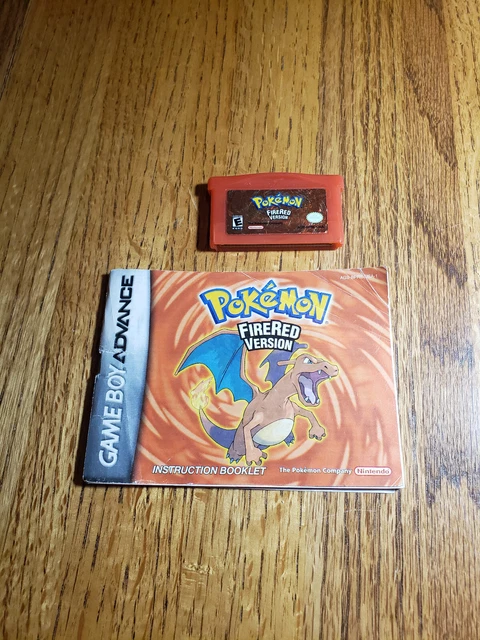 POKÉMON: FIRERED VERSION (Nintendo Game Boy Advance) AUTHENTIC TESTED ...