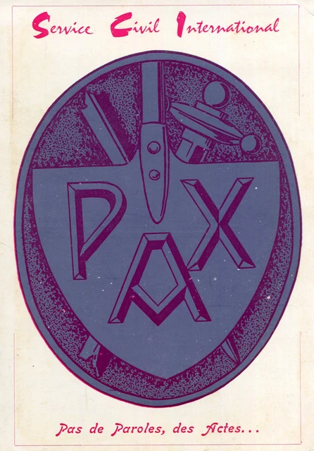 CARTE PAX SERVICE Civil International Pas de Paroles des Actes EUR 10 ...