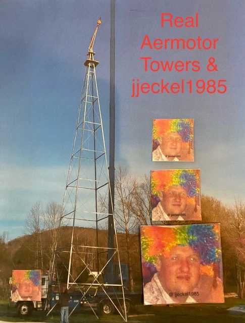21FT TOWER FOR 6ft & 8ft Aermotor A702 & A602 Windmills w/ anchors ...