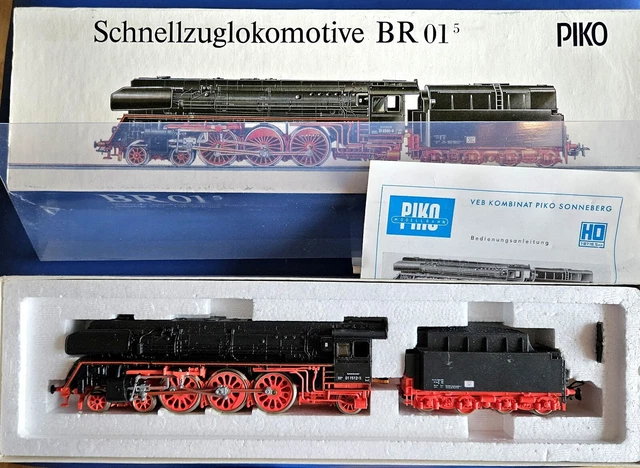 PIKO 5/6329 DAMPFLOK Schnellzuglokomotive BR 01 5 der DR, H0 1:87 OVP unbespielt EUR 61,90 ...