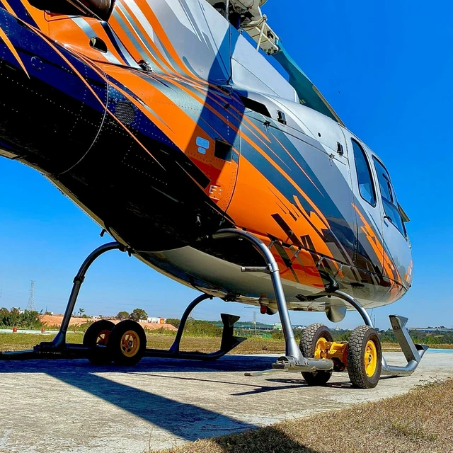 GROUND HANDLING WHEELS for AIRBUS AS350 and AS355 Helicopters £3,378.24 ...