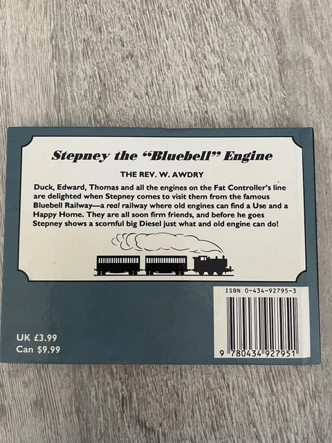 THOMAS THE TANK Engine Stepney the Bluebell Engine NO 18 Book The Rev ...