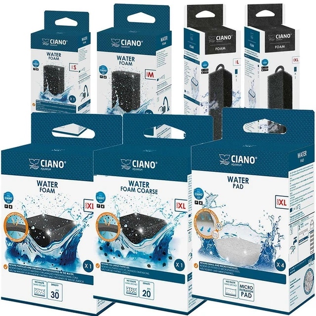 CIANO CF FILTER Foam/Water Pad CF40 CF80 CFBIO S/M/L/XL £7.93 - PicClick UK