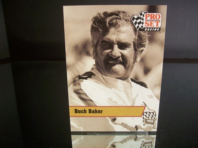 RARE BUCK BAKER Pro Set Racing 1991 Card #L2 Legend EUR 1,13 - PicClick FR