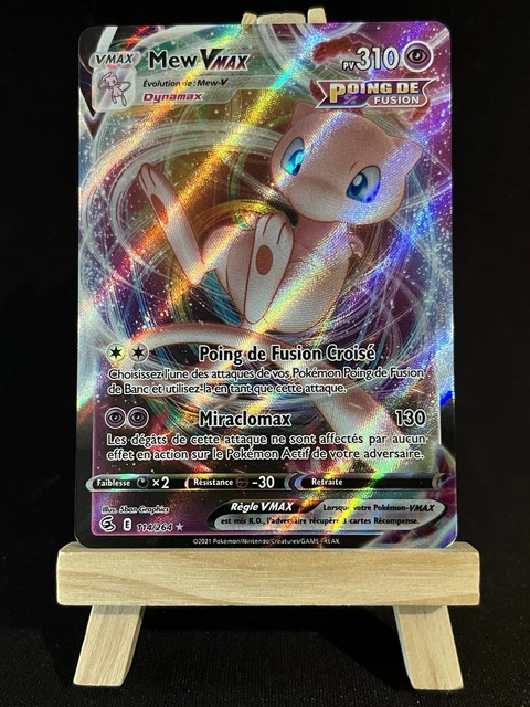 CARTE POKÉMON MEW Vmax 114/264 EB08 Poing de Fusion FR Neuf EUR 10,90 - PicClick FR