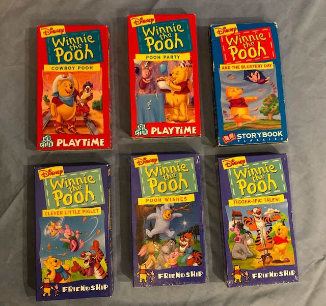 DISNEY WINNIE THE Pooh VHS Tapes Vintage 1990s Lot of 6 £14.00 ...