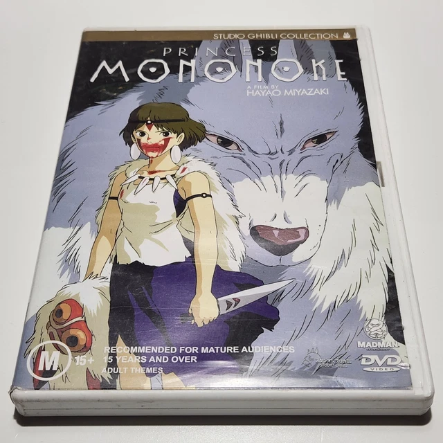 PRINCESS MONONOKE: DVD Film Studio Ghibli Hayao Miyazaki Region 4 ...