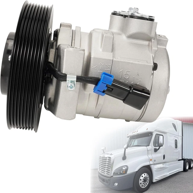 💥 A/C COMPRESSOR FOR Freightliner Cascadia 2011 -2020 Replace 22-65771 ...