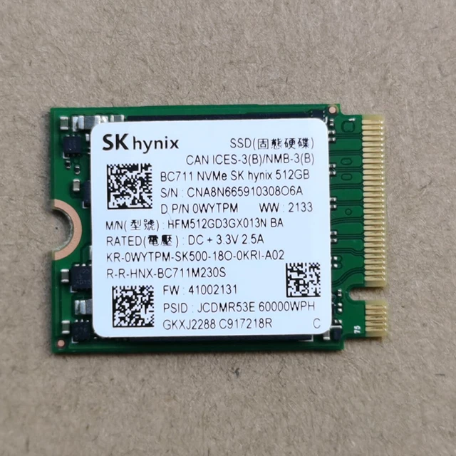 Sk Hynix 512Gb Nvme ZU VERKAUFEN! - PicClick DE