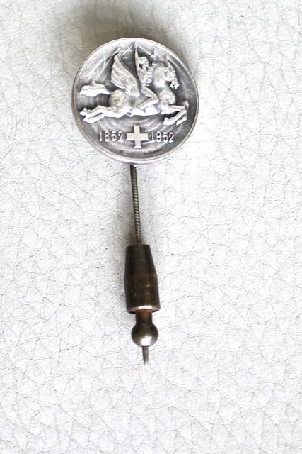 RARE INSIGNE PIN broche centenaire télécommunications en Suisse - 1852 ...