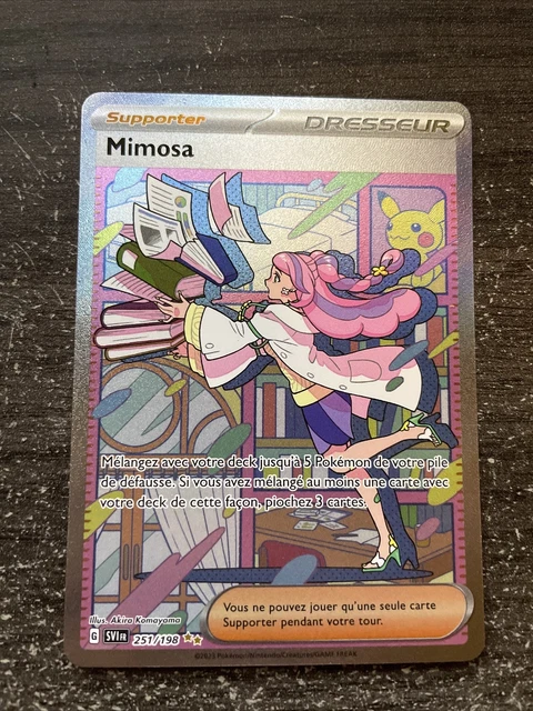 MIMOSA FULL ART - Pokémon 251/198 Ev01 Ecarlate Et Violet Neuf Fr EUR ...