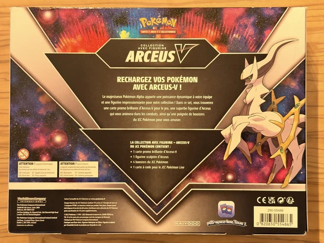 COFFRET POKÉMON & Arceus V " Epée et Bouclier - SWSH204 - NEUF FR ...