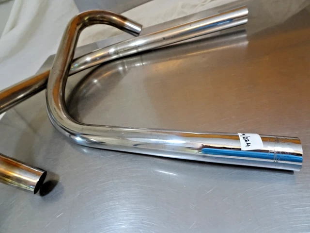 TRIUMPH PRE UNIT Exhaust Pipes 1 1/2" Pos 5T 6T T100 T110 Triton ...