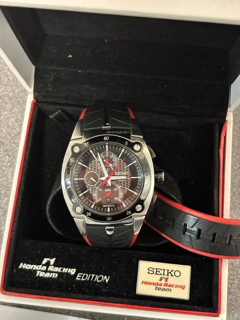 SEIKO SPORTURA HONDA F1 Racing Team Chronograph Men's Watch £289.99 ...