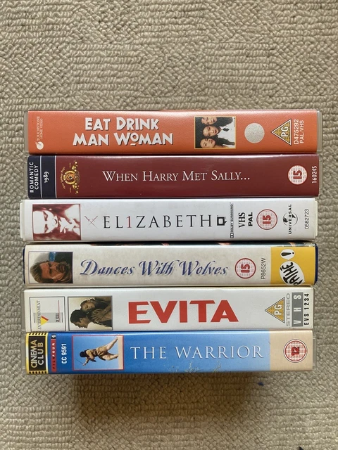 6 X VHS Video Bundle, Drama, Classic, Musical, PAL £4.88 - PicClick UK