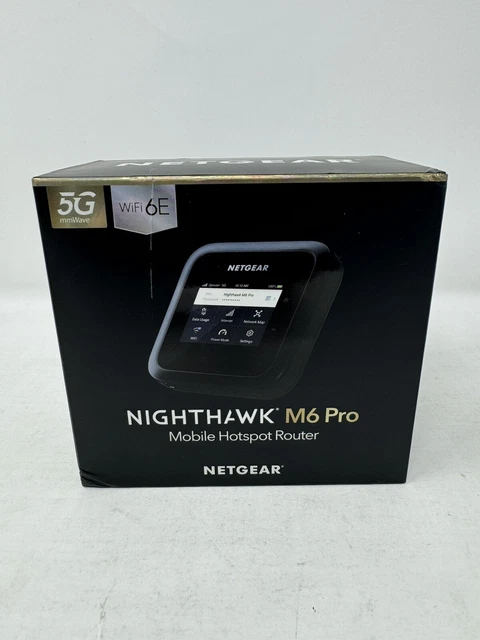 NETGEAR NIGHTHAWK M6 PRO 5G WiFi 6 Mobile Hotspot Router (MR6550) $675. ...